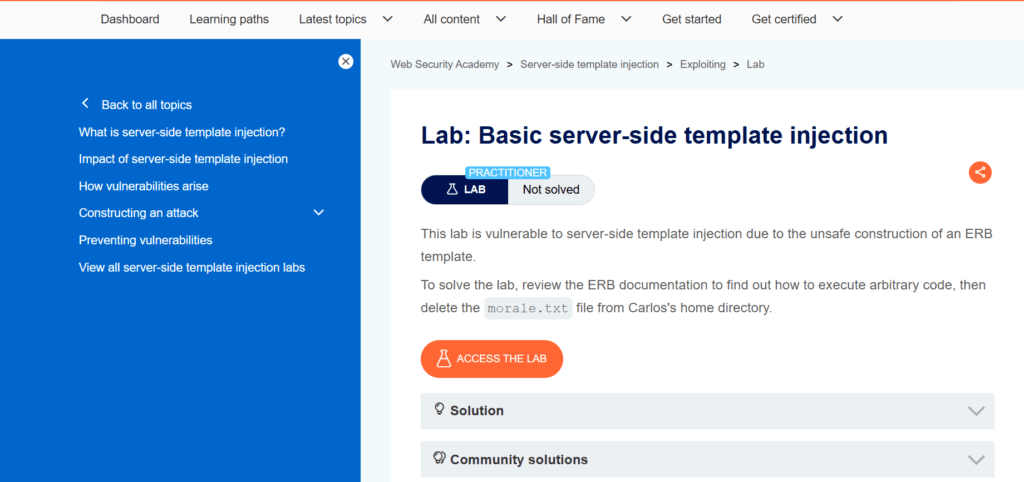Understanding Server-Side Template Injection (SSTI): A Complete Beginner’s guide - Securium ...
